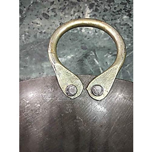 Cos route Traditional Indian Handmade Cast Iron Kadai Cooking Wok Cast Iron Wok Kadhai 1 Liter Cast Iron Kadhai