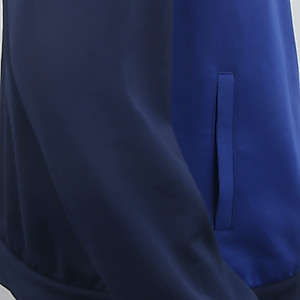 Materuis Football Track Jacket Blue Lightweight Sports Soccer Training Clothes Adult Size (XL)