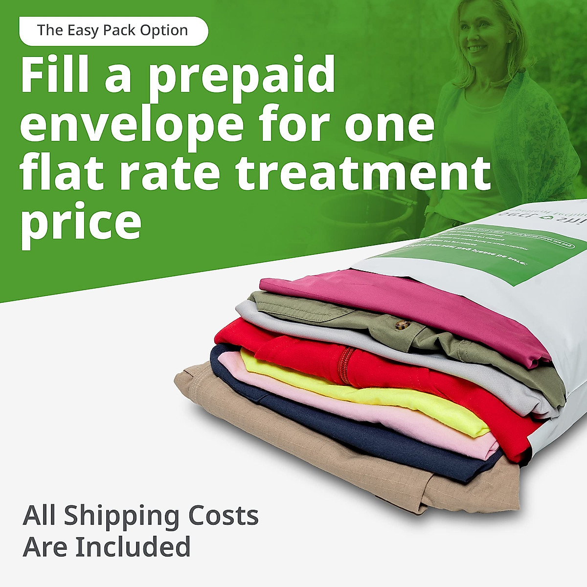 Insect Shield Easy Pack - Send in Your Clothes for Permethrin Repellent Treatment - Service for Your Own Clothes - 21 Day Turnaround Time