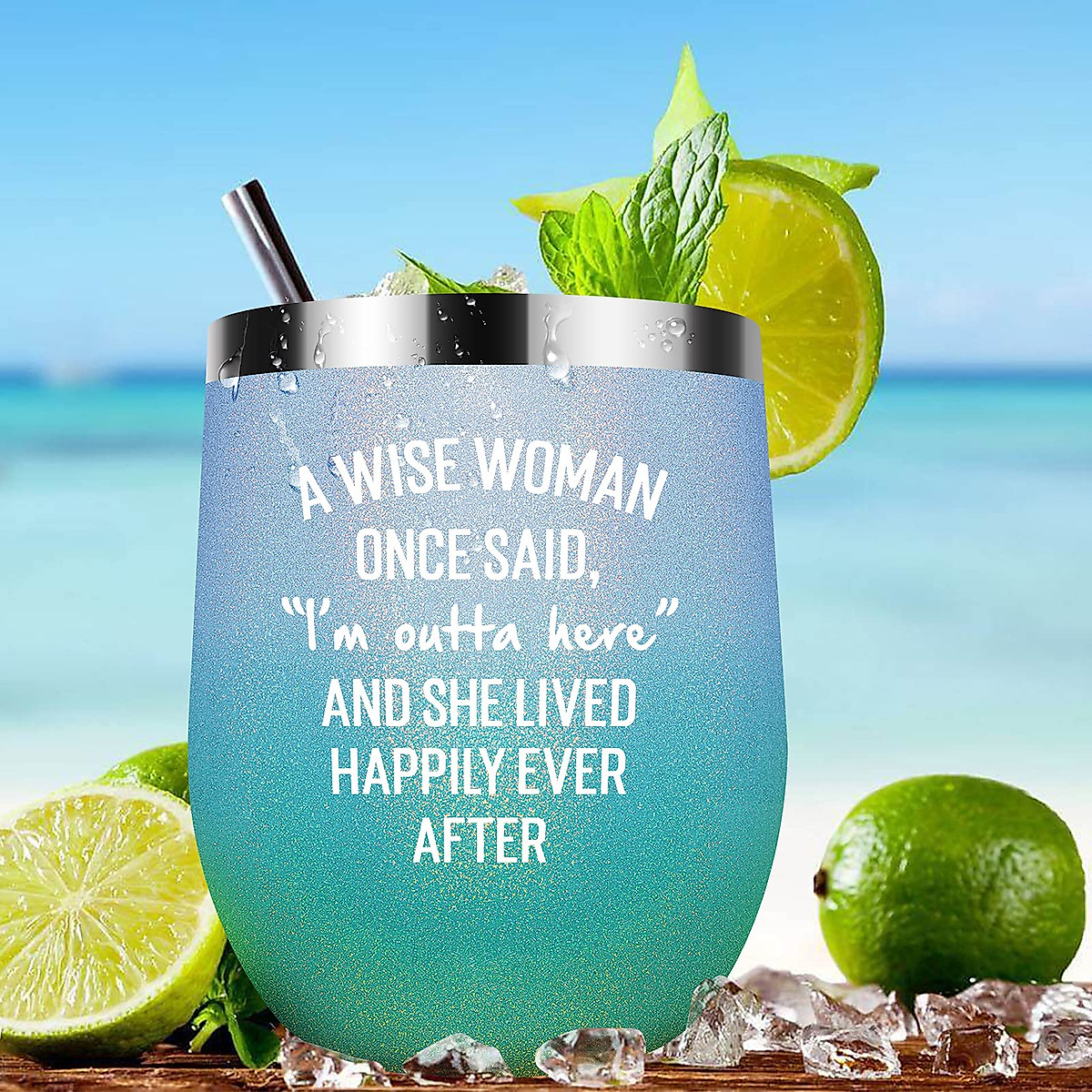 Retirement Gifts For Women 2024 Wine Tumbler Retired Gifts For Women Retirement Party Decorations Fun Retirement Gifts For Women Retired People Coworkers Friends 12 Oz