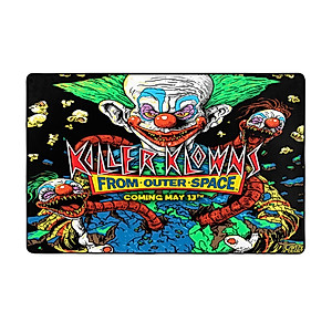 Dcgenrios Area Rugs Killer Horror Movie Klowns from Outer Space Non Slip Fluffy Carpet Floor Mat for Bedroom Living Room Home Decor Rug 60 x 39 inches