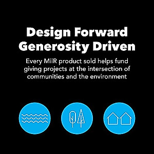 MiiR, Airtight Coffee Canister, Portable Storage for Coffee, Tea, and More, Stainless Steel Construction, Black