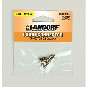 Chain Connector Nickel #6 (Pack of 5)