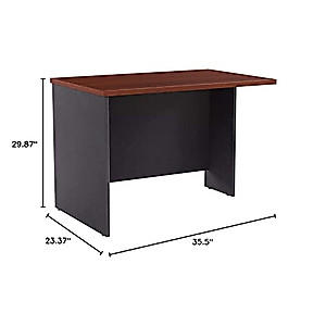 Bush Business Furniture Series C Collection 36W Return Bridge in Hansen Cherry