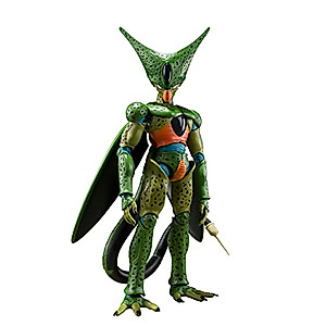 TAMASHII NATIONS - Dragon Ball Z - Cell First Form, Bandai Spirits S.H.Figuarts Action Figure