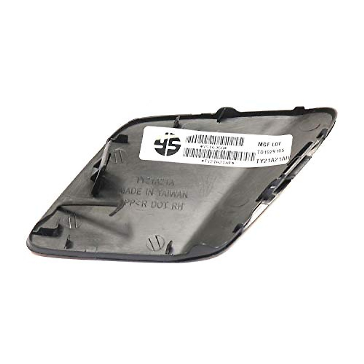 Garage-Pro Tow Hook Cover Set of 2 Compatible with Toyota Prius 2016-2018 Front Bumper Right Side and Left Side Primed