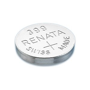 RENATA 399 Non-rechargeable Battery, Watch, Single Cell, Silver Oxide, 55 mAh, 1.55 V, SR57 (1 piece)