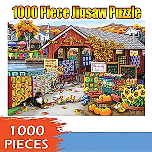 melupa 1000 Piece Jigsaw Puzzle for Adults & Kids, Floor Puzzle Intellectual Game Learning Education Decompression Toys
