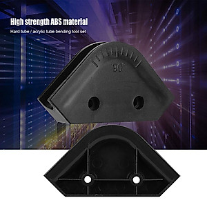 Bewinner 14mm Hard Tube Bending Kit, 3pcs 14mm OD 45/90 / 180 Degree Acrylic Hard Tube Bender Tool Kit,Water Cooling Bending Kit Suitable for Elbow for Awgm3 Series