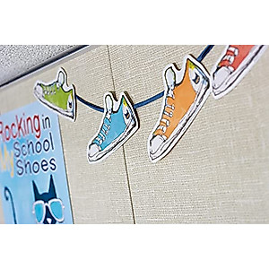 Edupress Pete The Cat Keeping it Cool in Bulletin Board Set (EP63922) & Pete The Cat Groovy Shoes Accents, Pack of 36 (EP63233)