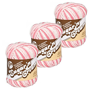 3 Pack 100% Cotton Yarn - Size 4 Medium Weight - Perfect for Crafting, Clothing, Accessories and More!