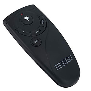 WINFLIKE UC7083T Replacement Remote Control fit for Hampton Bay Harbor-Breeze Ceiling Fan Wireless Remote Control Mount Without Reverse Function Black