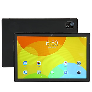 10.1 Inch Tablet, 5G WiFi US Plug 100-240V 8 Core CPU 1920x1200 IPS Tablet PC with Mouse for Watching for Android 11.0 (Black)