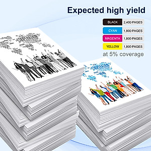 131A 131X Black,Cyan, Magenta, Yellow High-Yield Toner Cartridges (4 Pack) Works with HP Laserjet Pro 200 Color M251nw MFP M276nw M251n M276n Printer Ink