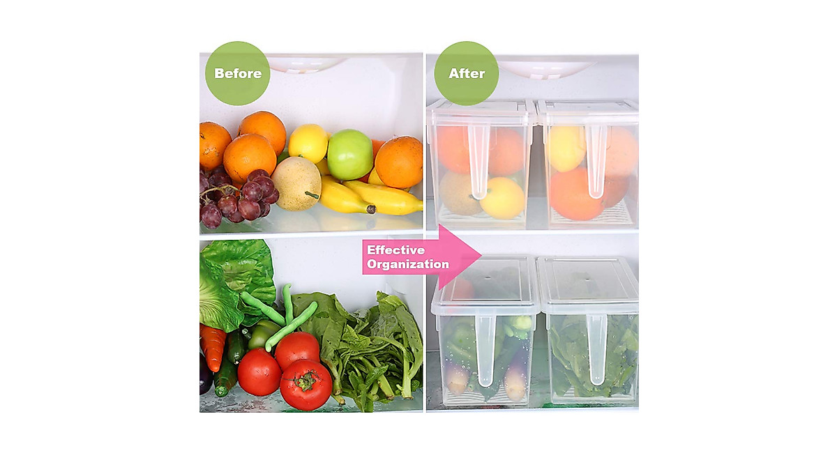 Produce Saver Containers for Fridge – Keep Fruits Fresh & Organized