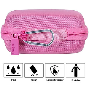 co2CREA Hard Case Compatible with CAMKORY/Lecran/KODAK PIXPRO/VAHOIALD/AiTechny Digital Camera Video Camera, Pink