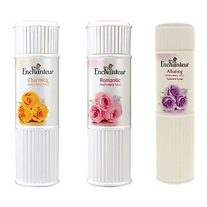 Perfumed Body Talcum Powder Charming, Romantic & Alluring Scent (Pack of 3 X 200 g / 7.05 Oz)