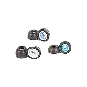 Dekoni Bulletz for Apple Airpod Pro Ear Tip Replacement - Replacement Airpod Pro Ear Tips - Memory Foam Airpod Pro Ear Tips - Black, Sample Pack