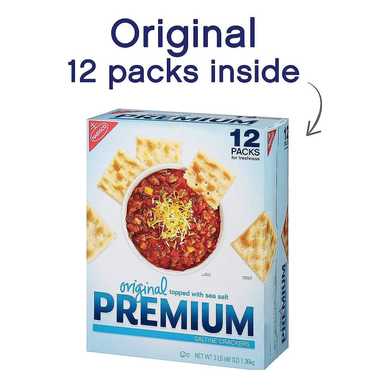 Nabisco Original Premium Saltine Crackers, 48 oz