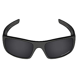 Mryok+ Polarized Replacement Lenses for Oakley Crankshaft OO9239 - Stealth Black