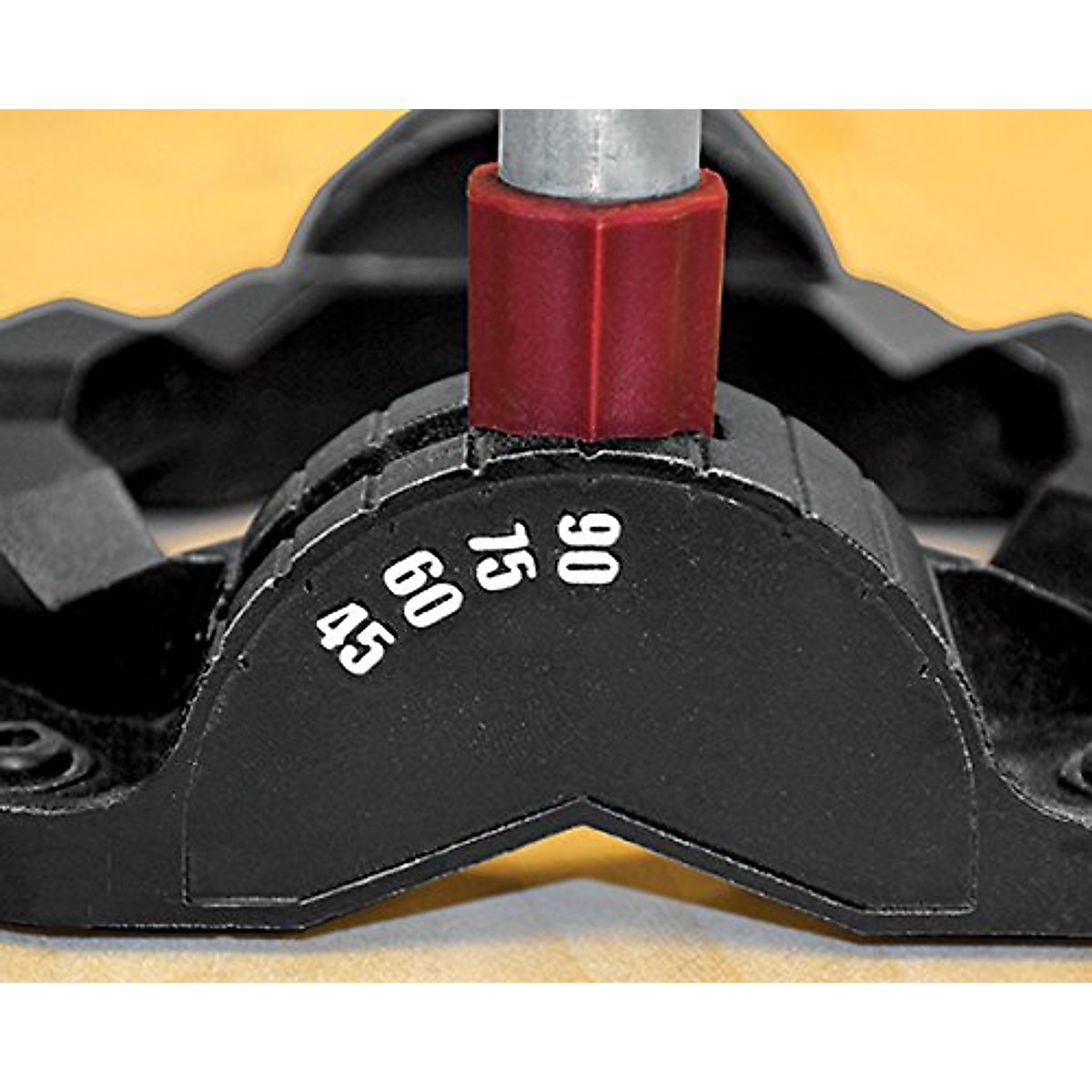 Milescraft 1318 DrillMate Portable Drill Guide - Drill Guide Attachment - Compatible with most 3/8 in. Drill Accessories - Self-Centering Base - Multi-Angle Readouts