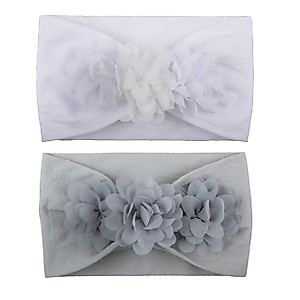 WZT Stretchy Knot Nylon Baby Headbands For Newborn Baby Girls Infant Toddlers Kids Bows Child Hair Accessories