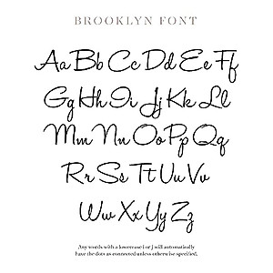 Personalized Custom Wooden Name Sign - BROOKLYN Font Baby Name Sign For Nursery and Wall Decor (12"-55" Wide) - PAINTED Wood Letter Nursery Decor - Wall Art For Girl or Boy Room By 48 Hour Monogram