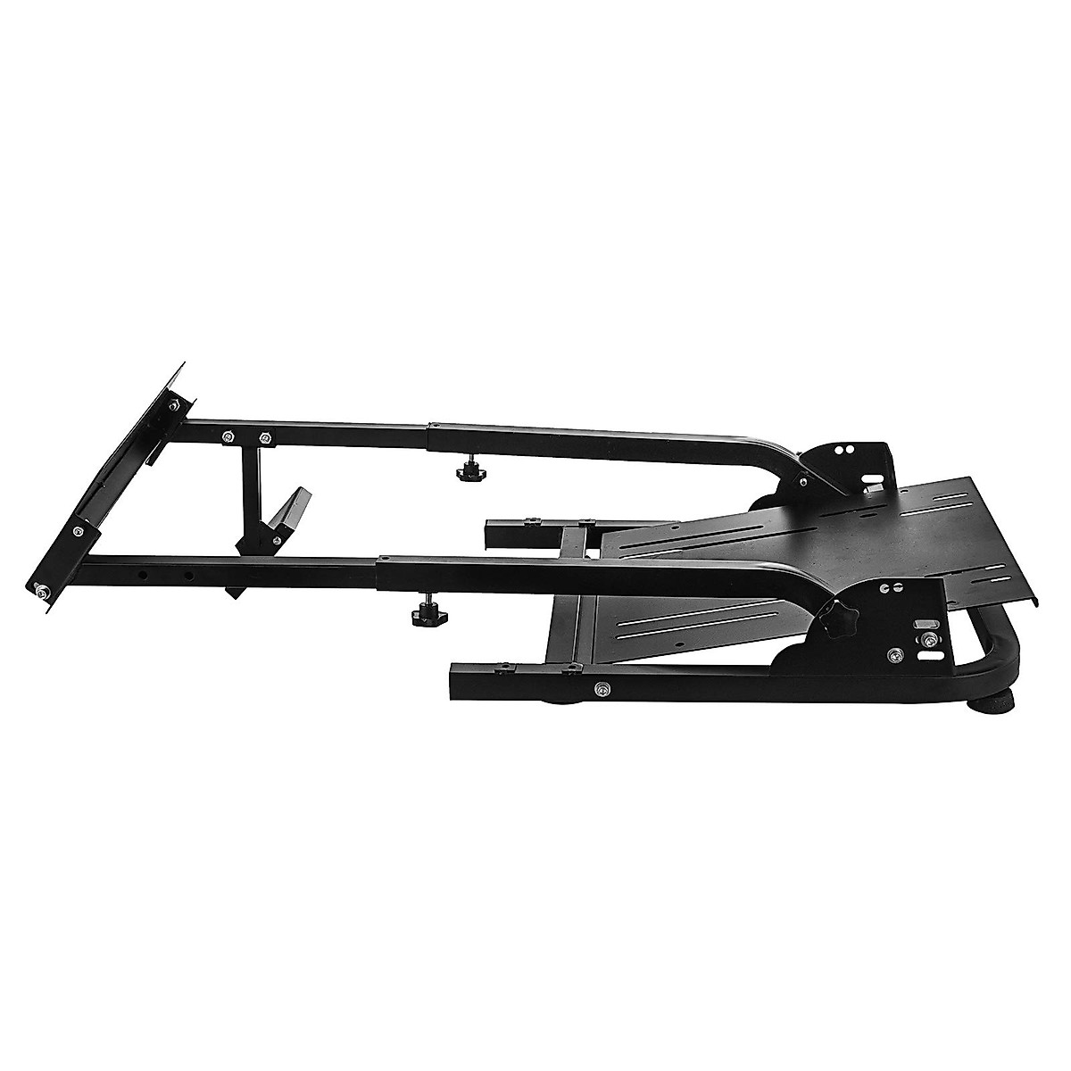 Mrolife G920 Racing Wheel Stand Height Adjustable Racing Stand for Gaming,Driving Simulator Cockpit Compatible with Logitech G25, G27, G29, G920 Gaming Cockpit (Racing Steering Wheel Stand), Black