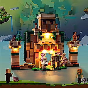 BrickBling Light Kit for Lego The Iron Golem Fortress Building Toy Set, Creative Lighting Compatible with Lego 21250 (Lights Only, No Bricks)