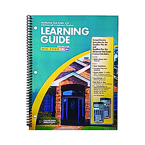 Calculated Industries 2128 Qualifier Plus Training Program Workbook for Qualifier Plus IIIx and IIIfx Real Estate Finance Calculators | 3 Modules: Basic, Comprehensive, Intro to Commercial Investment
