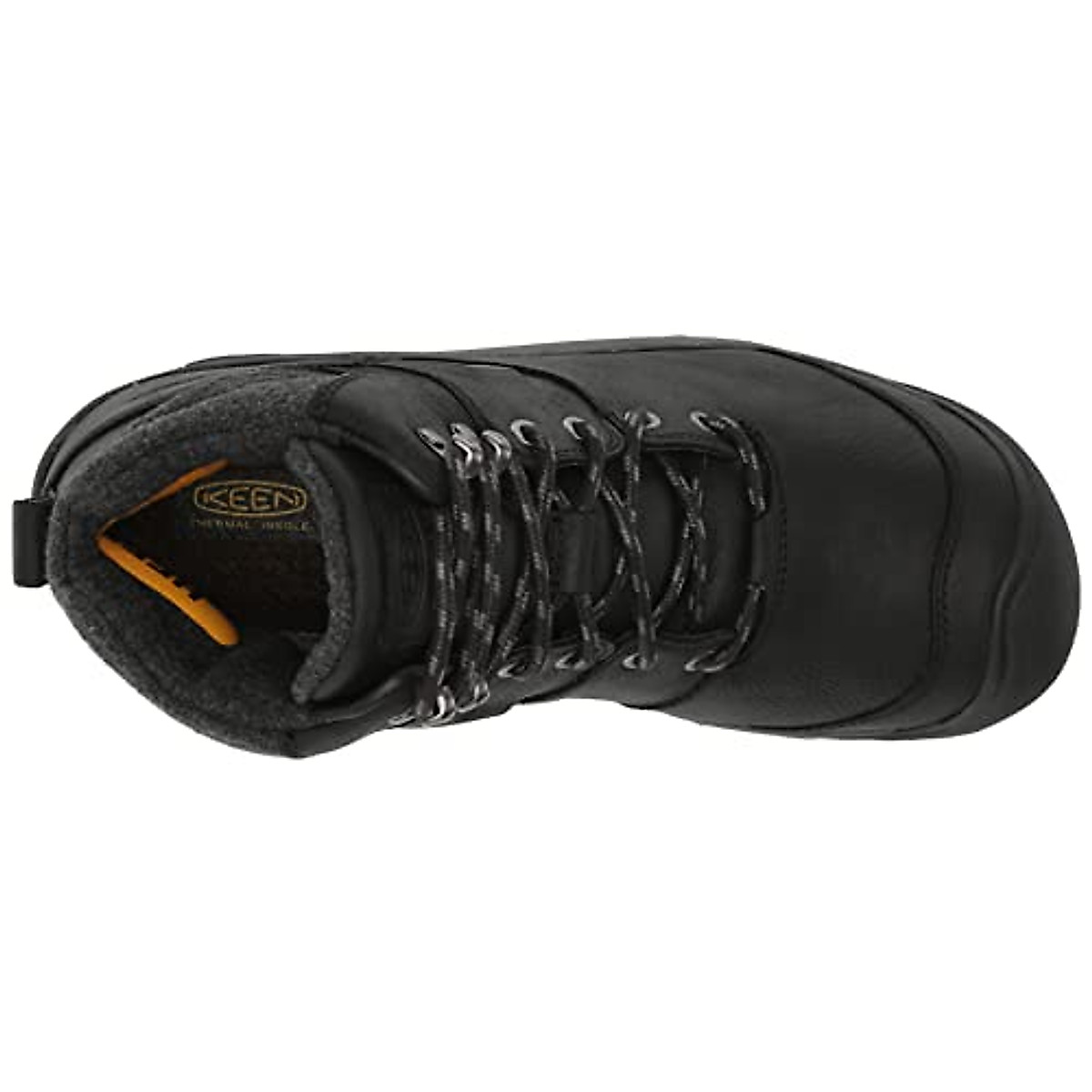 KEEN Men's Targhee 2 Waterproof Insulated Hiking Boot, Black/Black, 12