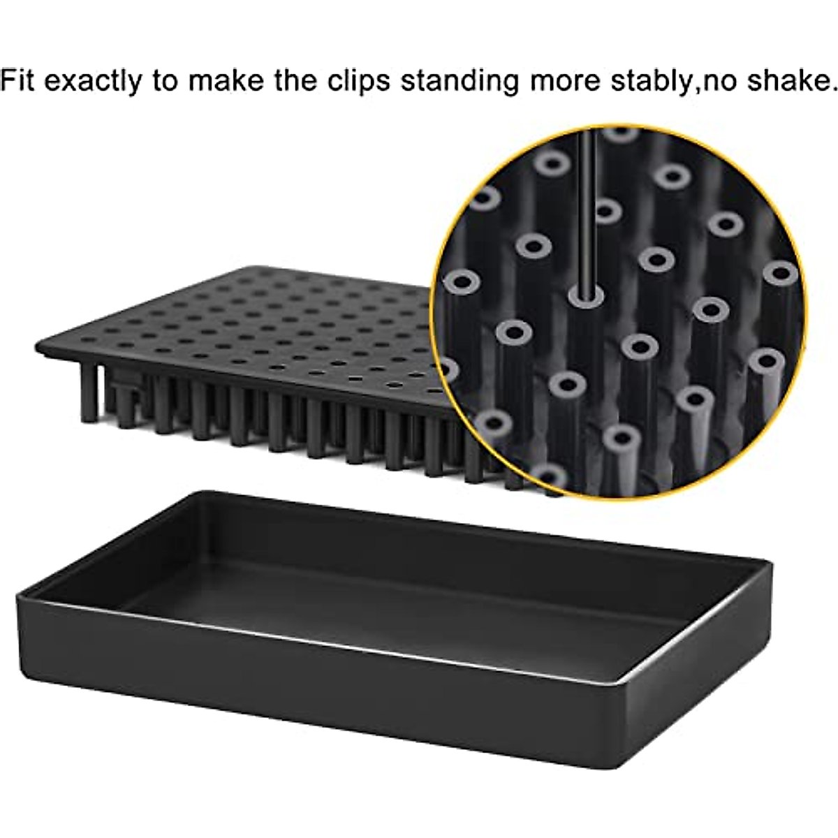 Yocoolfun Model Painting Stand Base Holder and 12PCS Bendable Alligator Clip Stick Set Modeling Tools for Airbrush Hobby Model Parts