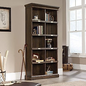 Sauder Barrister Lane Tall Bookcase, Iron Oak finish