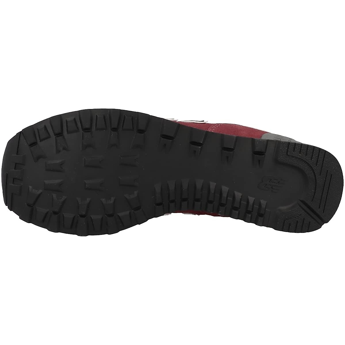 New Balance Men's 574 V2 Essentials Sneaker, Red/Navy, 11