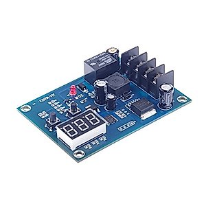 NOYITO 12V 24V Battery Charging Control Board (12-24V MAX30V) Battery Charge Control Switch Auto Power Off Safe and Energy Saving