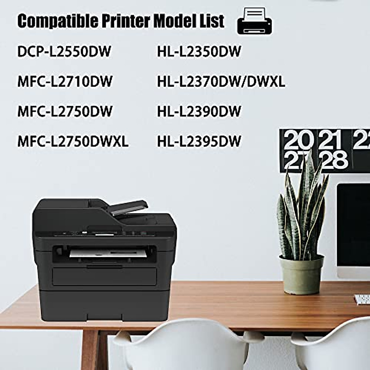 ALLU 1 Pack Black Compatible DR730 DR-730 Drum Unit Replacement for Brother DCP-L2550DW MFC-L2710DW L2750DW L2750DWXL Printer Drum.