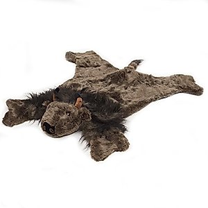 Carstens, Inc Plush Buffalo Animal Rug, Small