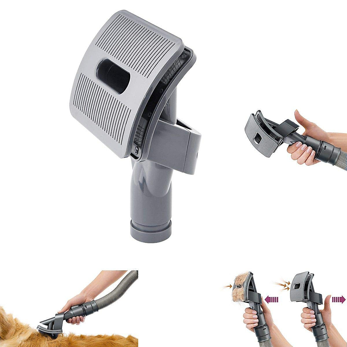 OYSTERBOY Replacement Parts Groom Pet Tool Brush & Extension Hose & Adapter Compatible for Dyson Vacuum Cleaner DC31 DC34 DC35 DC44 DC58 DC59 V6 V7 V8 V10 V11