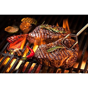 Hisencn Grill Parts for Home Depot Nexgrill 4 Burner 720-0830H, 720-0783E, 5 Burner 720-0888N, 720-0888 Gas Grill Models, 304 Stainless Steel Grill Burner, Heat Plate, Cast Iron Grill Grates