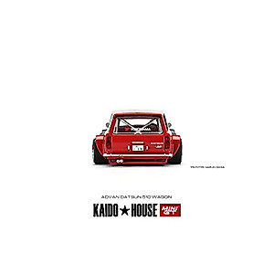 Datsun 510 Pro Street Wagon Advan Yokohama (by Jun Imai) Kaido House 1/64 Diecast Model Car True Scale Miniatures KHMG033