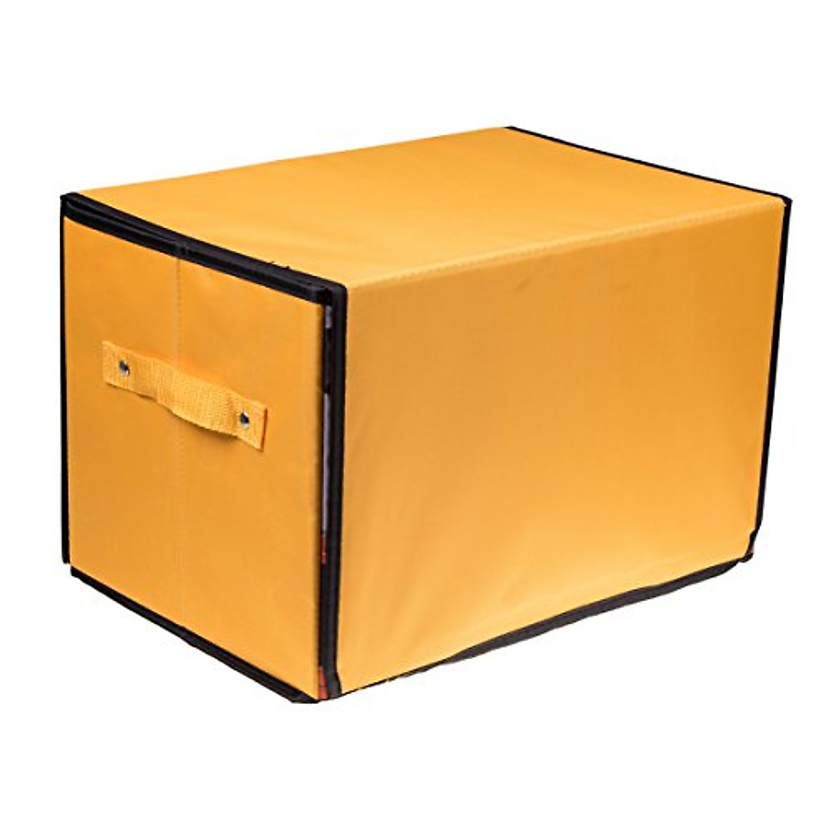 Clever Creations Collapsible Toy Storage Organizer and Play Mat for Kids - Perfect Toy Chest for Organizing Books, Toys, Games, and more - Construction Site Theme