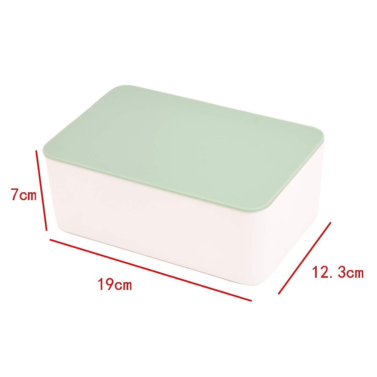 LINGNI Wipes Dispenser, Baby Diaper Wipes Case, Tissue Storage Box, Easy Open & Close Wet Wipe Container, Seal Design Prevent Moisture Loss (1 pc, Light Green)