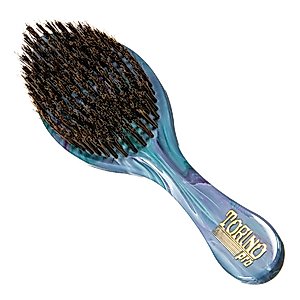 Torino Pro Curve Wave brush #201- Medium Hard Reinforced Curved 360 wave brush - Shower Brush for wash & styles for 360 waves - Great for Wolfing and getting down to your scalp
