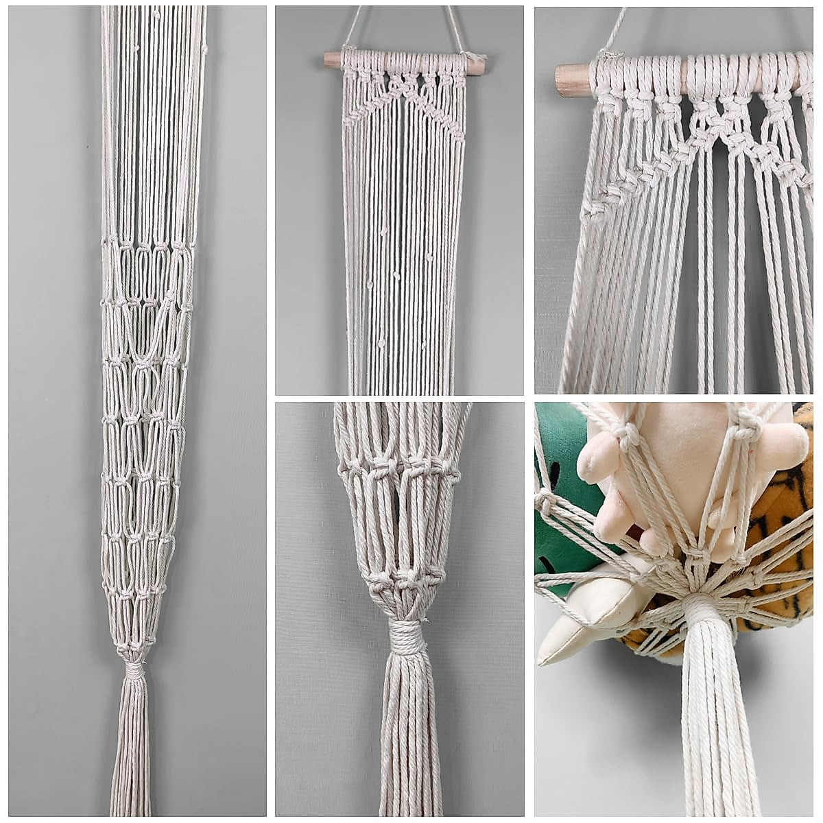 OULYDEKO Stuffed Animal Storage Mesh Kids Room Toy Organizers and Storage,Stuffed Animal Hammock Corner