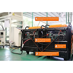 GENMAX Parallel Cable Kit Operation Inverter Generator Use with 50A Parallel Kit（GM9000PK）