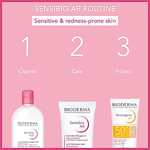 Bioderma - Sensibio - AR CC Cream - Anti Redness Face Cream - Skin Soothing and Moisturizing - Redness Reducing Moisturizer for Sensitive Skin