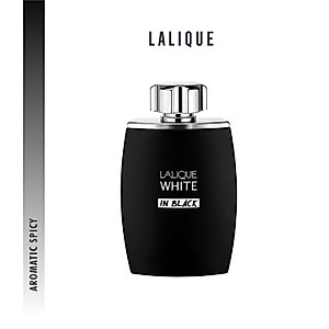 Lalique Lalique White in Black 125ml EDP, Black, White in Black, 4.4 fl. oz.