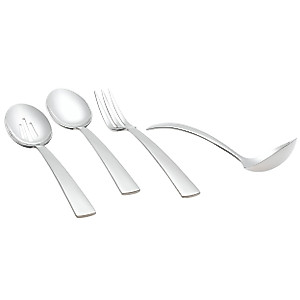 Ginkgo International Burton 4-Piece Stainless Steel Hostess Serving Set