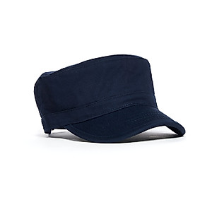 Datoni Army Cadet Men Hat Military Army Hats Women Mens Baseball Cap (Navy)