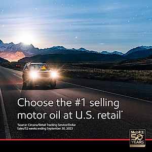 Mobil 1 Advanced Full Synthetic Motor Oil 5W-30, 5 Quart